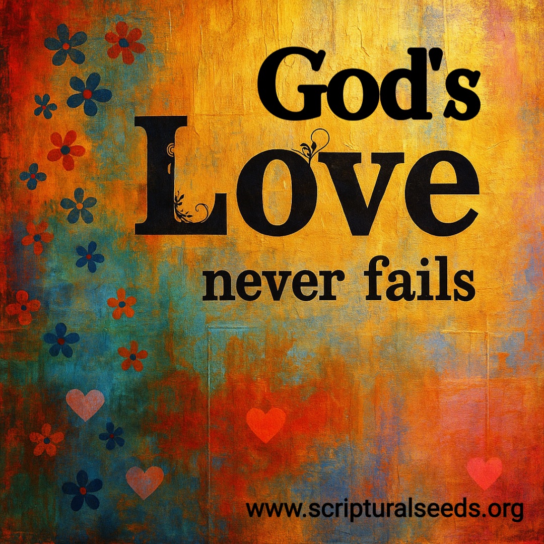 June 11th 2025 – God’s Love Never Fails | Scriptural Seeds