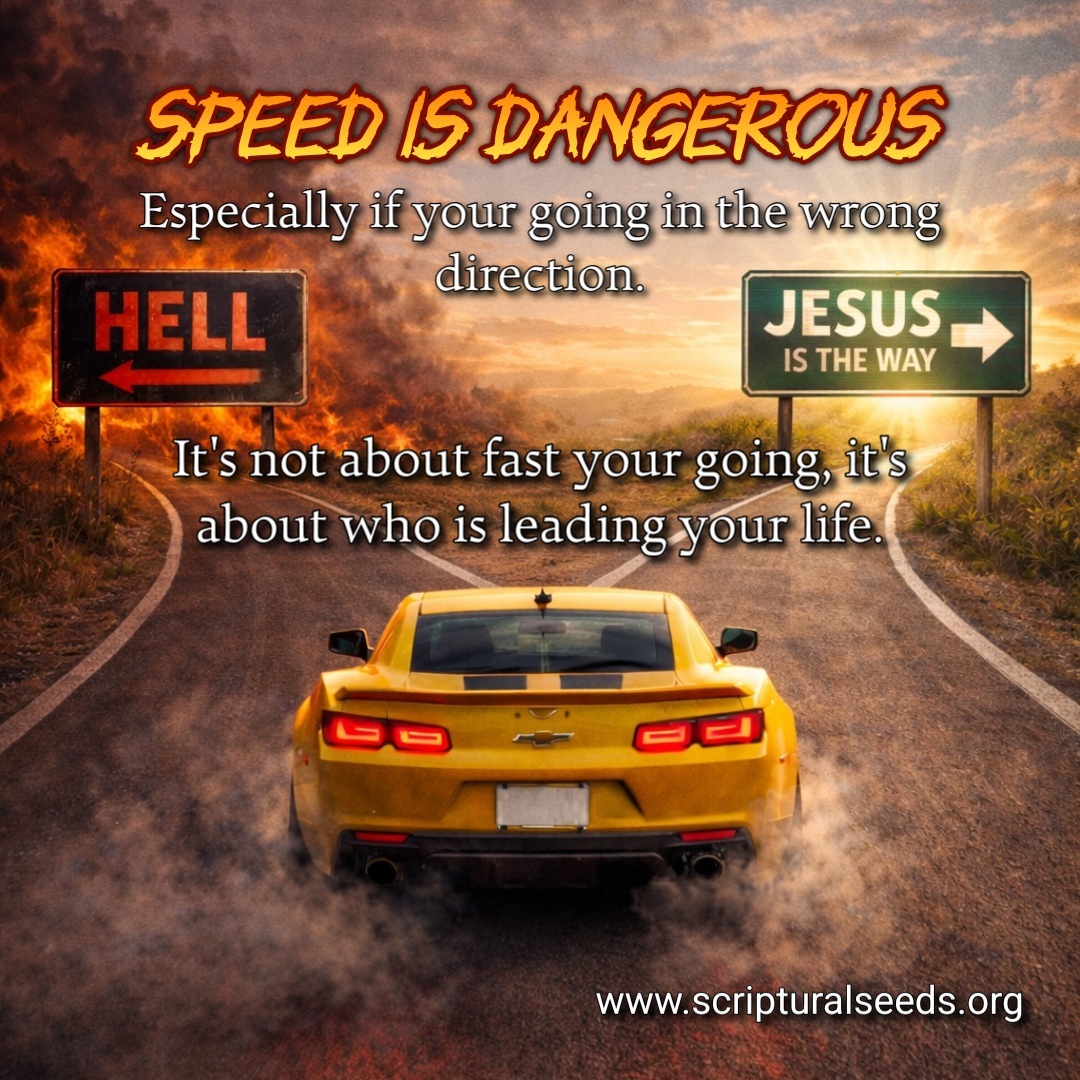 January 20th 2026 – Speed is Dangerous | Scriptural Seeds