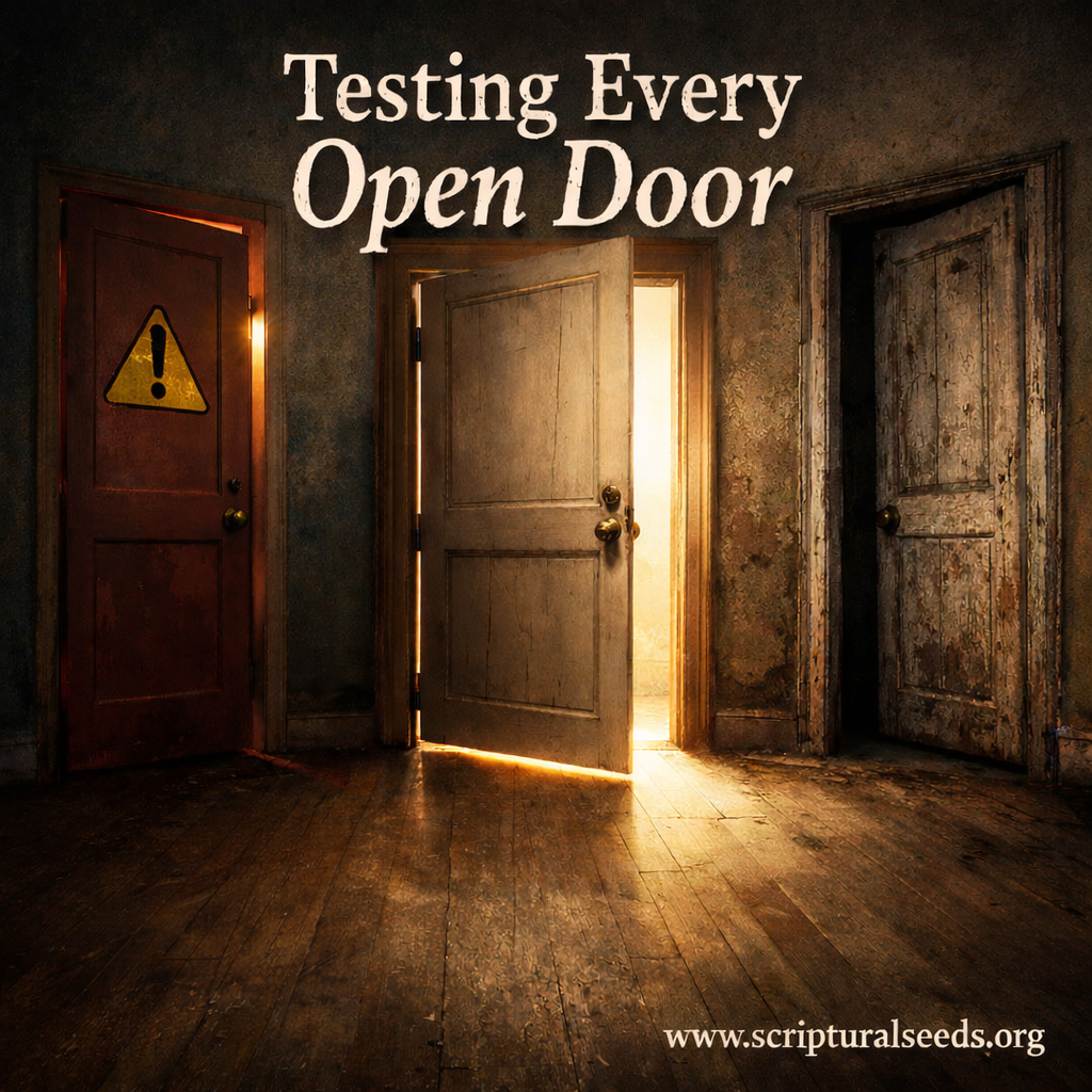 January 15th 2026 – Testing Every Open Door | Scriptural Seeds Ministries
